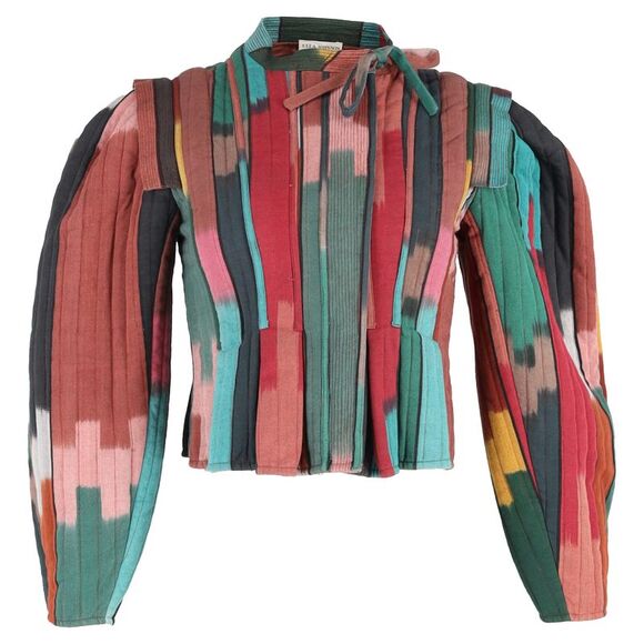Ulla Johnson | Jackets & Coats | Ulla Johnson Afia Ikat Puff Sleeve ...